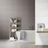 China Villa Terrace Bathroom Toilet Balcony Porcelain Tiles 300x600mm Wave Model Matte Glazed Suface Full Body for sale