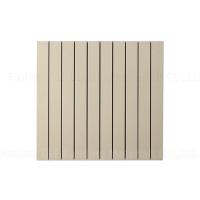 China Mosaic Light Yellow Clothing Store Marble Stone Tile Long Strip Commercial Background Wall Tiles for sale