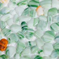 China Cobble Pebble Shaped Glass Mosaic Tiles Glossy Mosaic Kitchen Wall Pebble Mosaic for sale