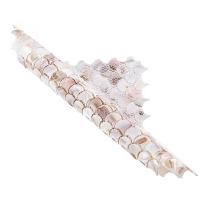 China Fan Shape Natural Shell White Pattern Mosaic Tile Mother Of Pearl Backsplash Wall Tile for sale