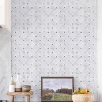 China Mosaic Carrara White Special Shaped Marble Stone Tile Kitchen Wall Floor Tile for sale