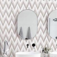 China Mosaic Carrara White Special Shaped Marble Stone Tile Kitchen Wall Floor Tile for sale