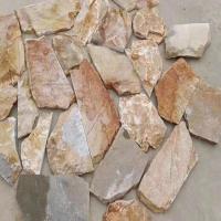 China 3D Natural Marble Stones Random Rusty Slate Meshed Flagstone Outdoor Garden Flooring Pavers Wall Tiles for sale