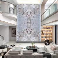 China Luxury Natural Quartzite Stone Slab Hotel Villa Living Room Wall Decor Kitchen Countertop for sale