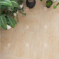 China Grille Pull Trough Imitation Wood Grain Ceramic Tiles Balcony Floor Luxury Texture Background Wall for sale