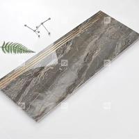 China Stair Step Gold Wire Marble Floor Tile Non Slip Integrated Class Tile for sale