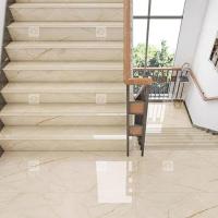 China Stair Step Gold Wire Marble Floor Tile Non Slip Integrated Class Tile for sale
