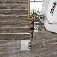 China Stair Step Gold Wire Marble Floor Tile Non Slip Integrated Class Tile for sale