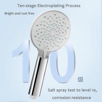 China Three Function Bath Shower Mixer Set Copper Alloy Adjustable Descaling Shower Set for sale