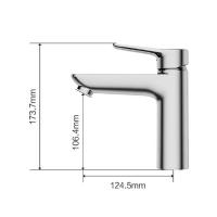 China Single Handle Bathroom Washbasin Faucet Hot And Cold Stainless Steel Household Sink for sale