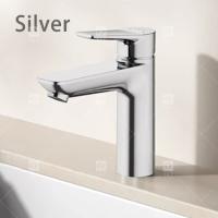 China Single Handle Bathroom Washbasin Faucet Hot And Cold Stainless Steel Household Sink for sale