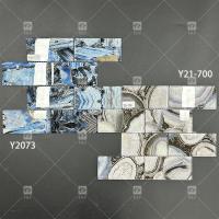 China Contemporary Style Rectangular Glass Mosaic Tile For Bathroom AAAA for sale