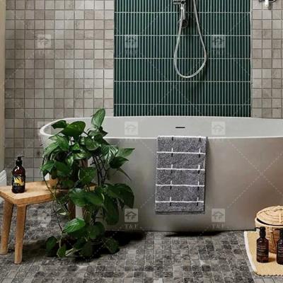 China Natural Marble Stone Mosaic Tile Bathroom Floor Tile Fish Pond Tile Antique Background Wall for sale