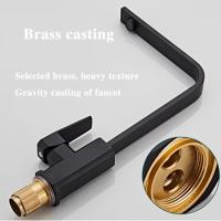 China 360° Rotation Kitchen Faucet Hot And Cold Water Wash Basin Sink Anti Splash 2 In 1 Square for sale