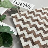 China Marble Stone Look Mosaic Tiles Matte Surface Decorate Bathroom Kitchen Backsplash for sale