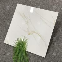 China 600x600mm High Glossy Polished Glazed Tile For Floor Standard White Marble Porcelain Tiles for sale