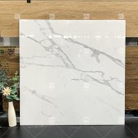 China 600x600mm High Glossy Polished Glazed Tile For Floor Standard White Marble Porcelain Tiles for sale