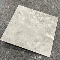 China Full Body Gray Color Marble Look Porcelain Glossy Tile For Interior Floor And Wall for sale