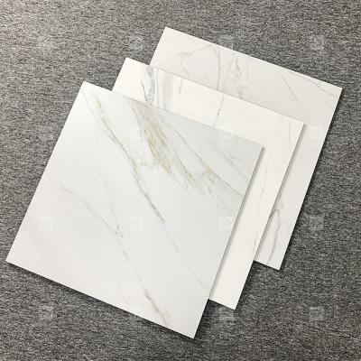 China White Color Marble Look Porcelain Rustic Tile For Bedroom Or Kitchen for sale