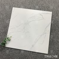 China White Color Marble Look Porcelain Rustic Tile For Bedroom Or Kitchen for sale