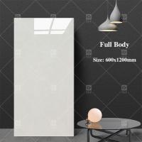 China Modern Large Glazed Porcelain Tiles Gray Marble For Interior Wall Square Shape for sale