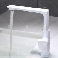 China Brushed Gold Basin Faucet Hot And Cold Copper Wash Hands And Face Black Shampoo Table Basin Faucet Rotating for sale