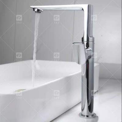 China Brushed Gold Basin Faucet Hot And Cold Copper Wash Hands And Face Black Shampoo Table Basin Faucet Rotating for sale