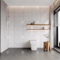 China House Decorative Super White Porcelain Tile 300x600 Kitchen Wall Tiles Polished Surface Ceramic Tiles for sale