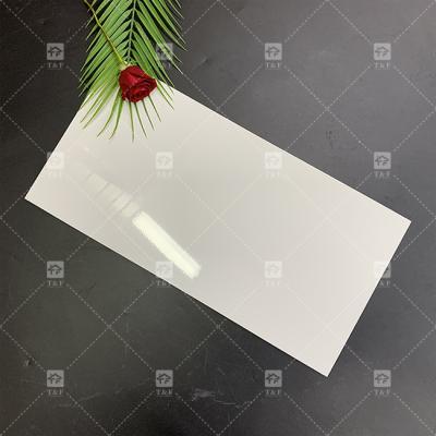 China House Decorative Super White Porcelain Tile 300x600 Kitchen Wall Tiles Polished Surface Ceramic Tiles for sale