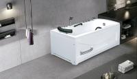 China Drainer Bathroom Jacuzzi Tub 1950x1300x780mm Freestanding Hot Tub for sale