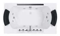 China Drainer Bathroom Jacuzzi Tub 1950x1300x780mm Freestanding Hot Tub for sale