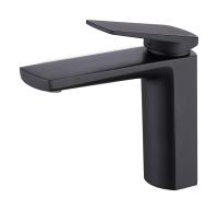 China Deck Mounted Bathroom Basin Faucets , Single Hole Basin Mixer Tap Faucet for sale