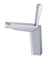 China Brushed Bathroom Basin Faucets Countertop Hot And Cold Tap Mixer for sale