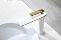 China 35mm Ceramic Cartridge Bathroom Basin Faucets , Solid Brass Single Hole Faucet for sale