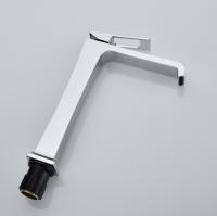 China Waterfall Bathroom Basin Faucets , Chrome plated Wash Basin Tap Hot And Cold for sale