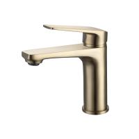 China Solid Brass Bathroom Basin Faucets Hot and Cool Chrome Surface Wash Basin Mixer Faucet for sale