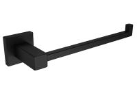 China 4 Pieces Bathroom Hardware Sets Faucet Matte Black Finish Modern Style for sale