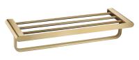 China Hotel Wall Mount Bathroom Towel Bar SUS 304 Chrome Satin Finish for sale