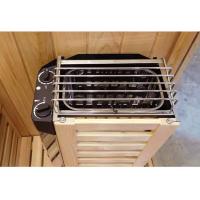 China Indoor Infrared Steam Dry Sauna Room Traditional Canadian Hemlock Wood for sale