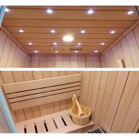 China Indoor Infrared Steam Dry Sauna Room Traditional Canadian Hemlock Wood for sale