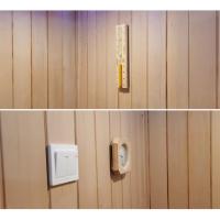 China Indoor Infrared Steam Dry Sauna Room Traditional Canadian Hemlock Wood for sale