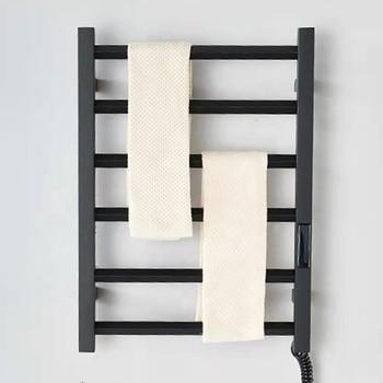 China Electric Waterproof Towel Warmer Rack Wall Mount 220-240V 50-60Hz for sale