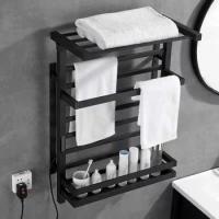 China Electric Waterproof Towel Warmer Rack Wall Mount 220-240V 50-60Hz for sale
