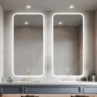 China Waterproof Bathroom Hardware Sets , Anti Fog Smart LED Bathroom Mirror Dimmer for sale