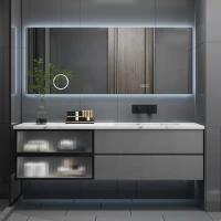 China Wall Mounted Led Smart Bathroom Mirror 750x1000mm Rectangular for sale
