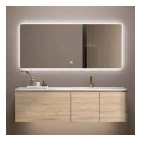 China Wall Mounted Led Smart Bathroom Mirror 750x1000mm Rectangular for sale