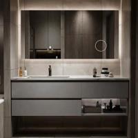 China Wall Mounted Led Smart Bathroom Mirror 750x1000mm Rectangular for sale