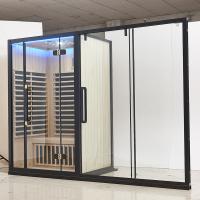 China Wet Dry Steam 110V/220V/380V Sauna Room Far Infrared Light Therapy Room for sale