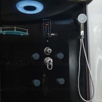 China Dry Sauna Combined Wet Steam Room Wooden Sauna Cubicle With Shower Cabin for sale
