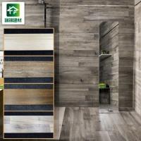 China 10mm Wood Grain Ceramic Tiles , 20 x 120 Floor Porcelain Tiles for sale